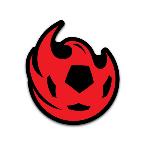 Phoenix Rising Fireball 3" Sticker - Phoenix Rising Team Store